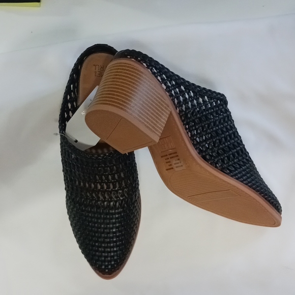 Time and Tru | Shoes | Time And True Women Wooven Heeled Mules | Poshmark